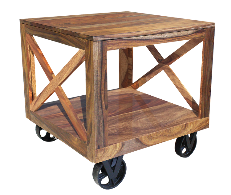 Taja Castors Side Table — Osmond's Furniture