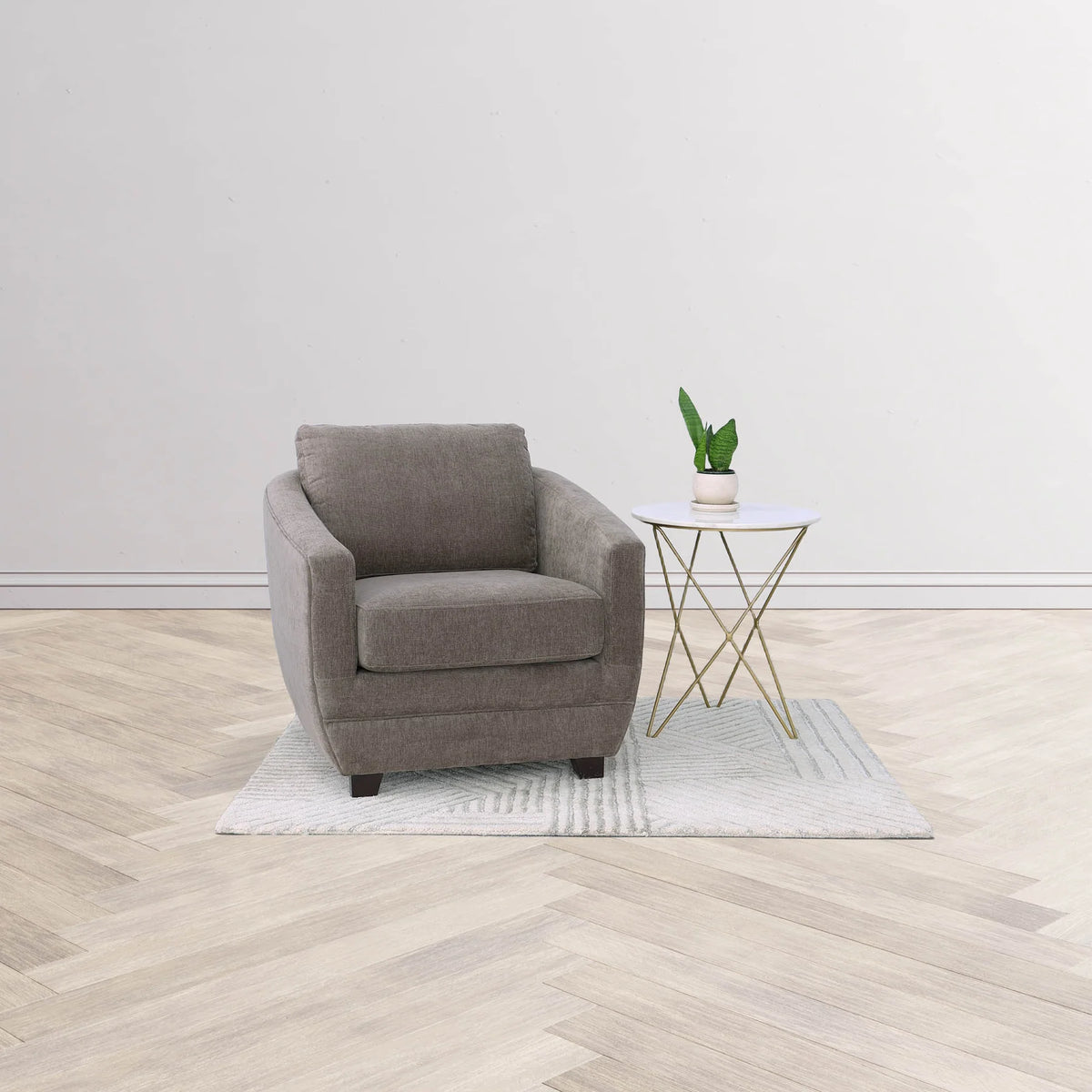 Baltimo Club Chair (Pecan) — Osmond's Furniture