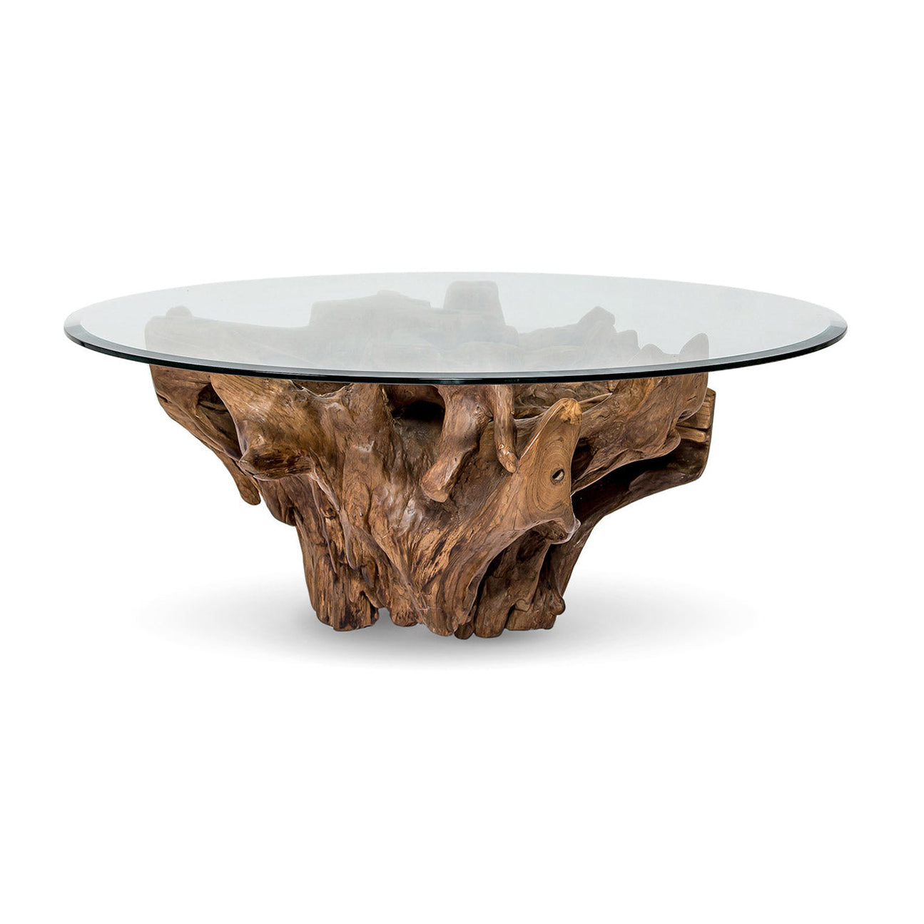 Natura 48" Round Root Coffee Table — Osmond's Furniture