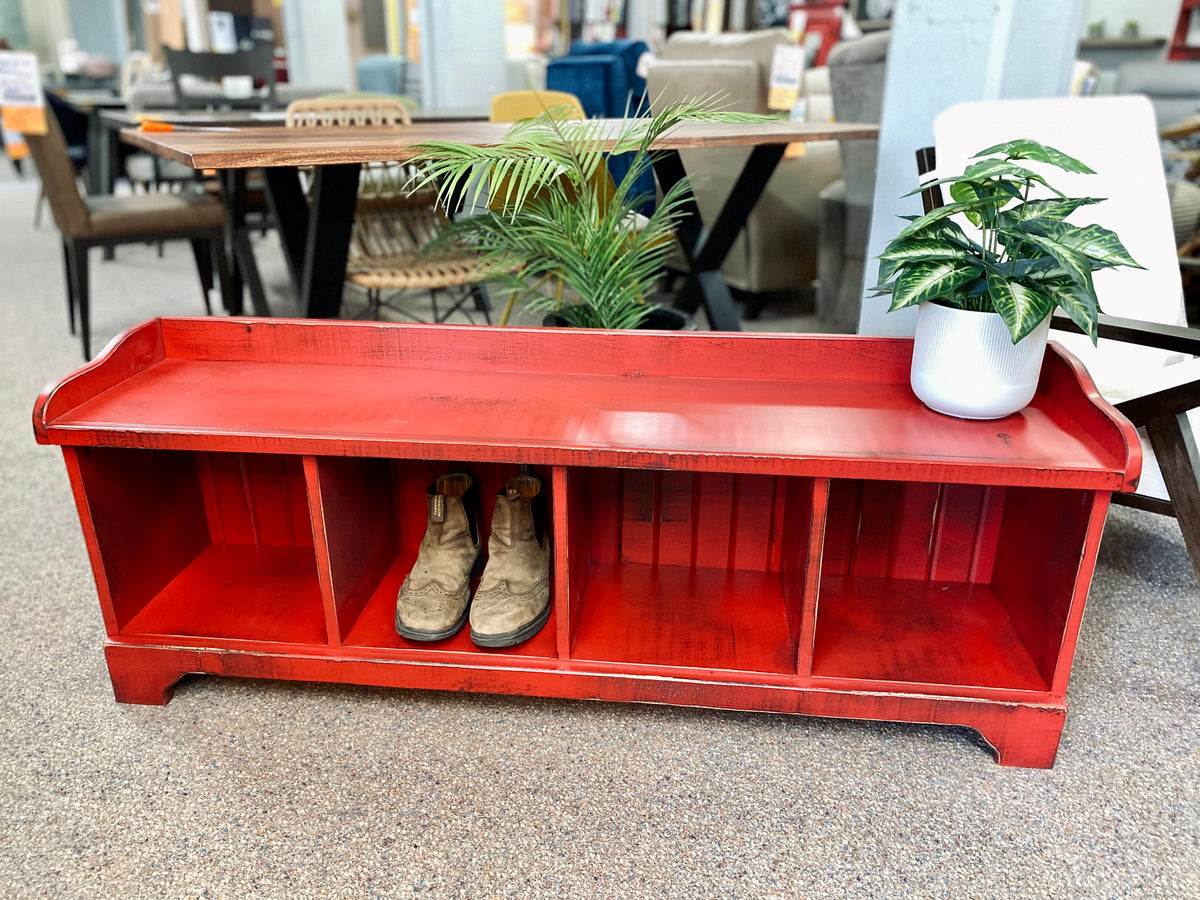 4-Cube Cubby Bench — Osmond's Furniture